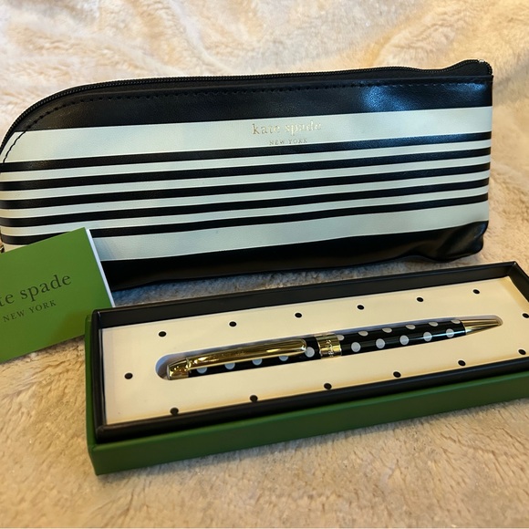 kate spade | Office | Kate Spade Pen Pencil Case Set Nwt | Poshmark
